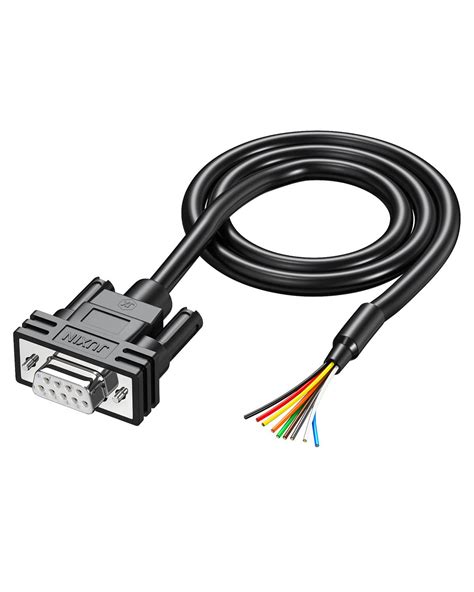 Getuscart Juxinice Db9 Extension Cable 9 Pin Female Connector To Bare Wire D Sub 9 Pin Rs232