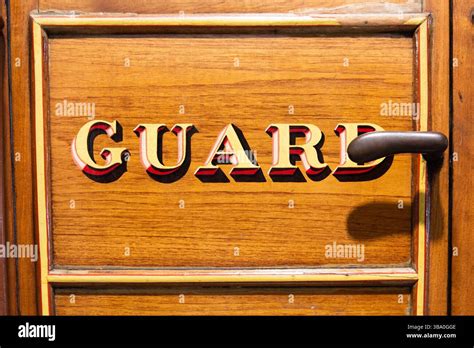 Detail Of Guards Door East Coast Joint Stock 3rd Class Railway