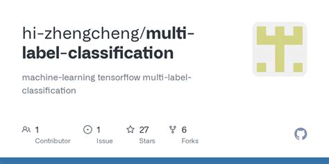 Github Hi Zhengchengmulti Label Classification Machine Learning