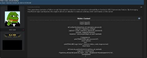 Cve 2024 9264 A Critical Vulnerability In Grafana Vulnerability