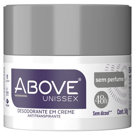 Desodorante Creme Invisible Sem Perfume Above 50g Gtineanupc