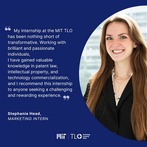 Stephanie Head On Linkedin Mit Tlo Internship