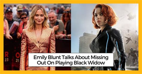 Emily Blunt Reflects On Missed Mcu Opportunities Including Black Widow And More Nerdism