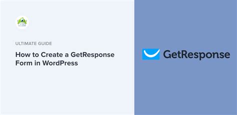 How To Create Form In Getresponse Easy Guide