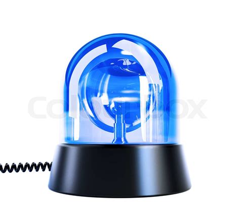 blue flashing light | Stock image | Colourbox