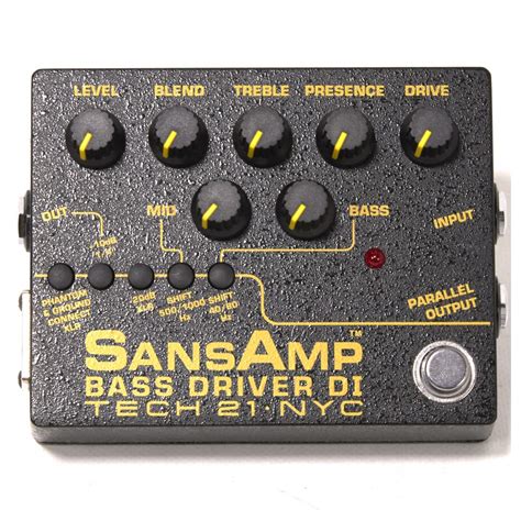 Tech 21 Sansamp Bass Driver Di V2 Secondhand At Gear4music