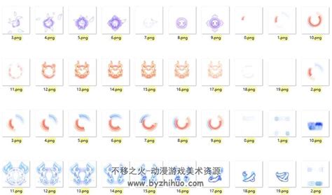 15gb游戏特效大素材合集包 不移之火资源网