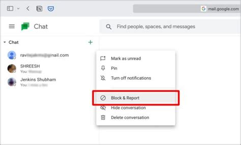How To Block Report And Unblock Someone On Google Chat On Web And Mobile TechWiser