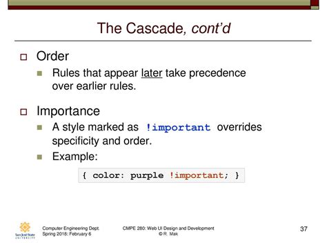 Cmpe 280 Web Ui Design And Development February 6 Class Meeting Ppt
