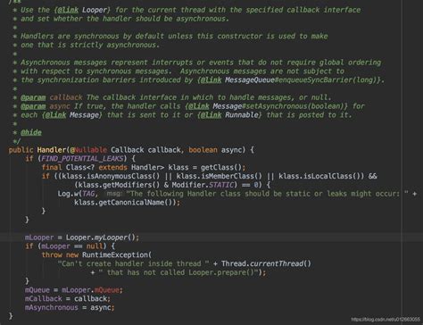 浅谈android Handler 机制实现与工作原理（1）android Handler的机制和原理 Csdn博客
