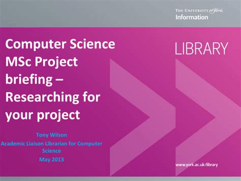 Computer Science Library Information Resources