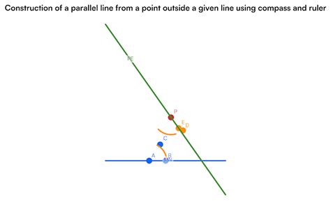 Exercise 14 A Draw A Line Say Overline Mn From A Point P Outside It