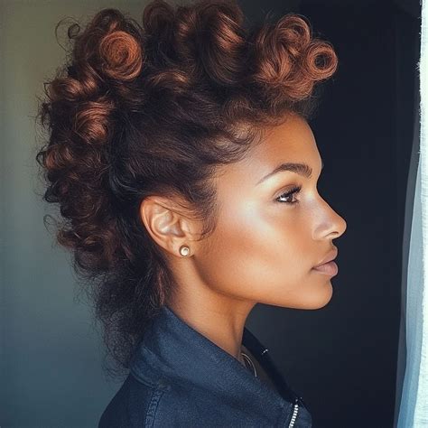 25 Incredible Trendy Curly Mohawk Hairstyles For Women And Girls Hair