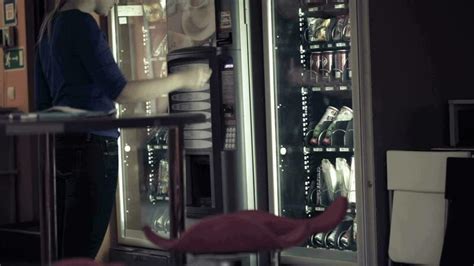 Woman Using Coffee Vending Machine Stock Video At Vecteezy