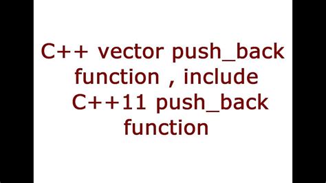 vector push at collection of vector push free for
