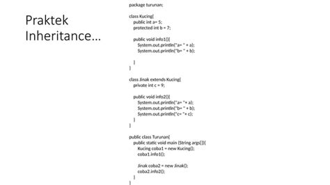 Pertemuan7konsep Inheritance Polymorphism Dan Encapsulationpptx