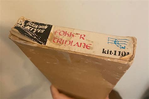 Vintage Squadron Kites Fokker Triplane Kite Kit 1101 4 Wingspan In Orig Box 4631223756
