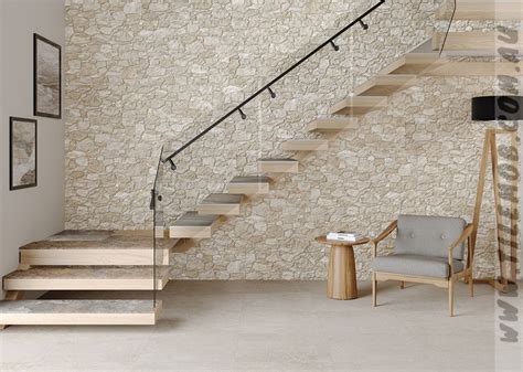 Beige Matt Stone Look Cladding 320x890mm The Tile Mob