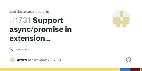 support async promise in extension api registration · issue 1731