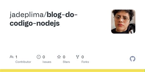 Github Jadeplimablog Do Codigo Nodejs
