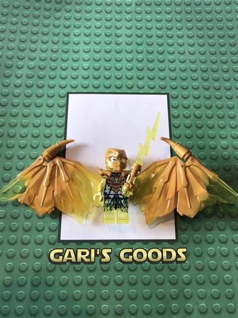 Lego Minifigure Ninjago Njo755 Jay Golden Dragon Crystalized New