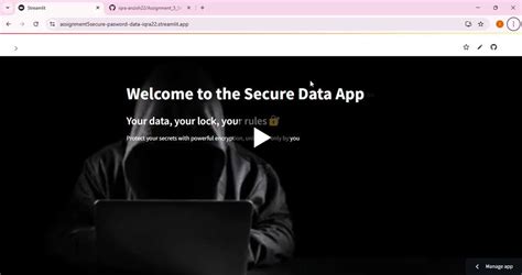 python streamlit cryptography cybersecurity encryption webapp