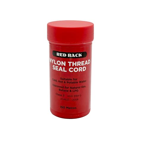 Red Back Nylon Thread Seal Cord 150m Redback