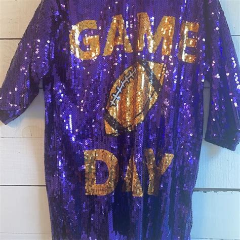 Game Day Sequin Dress Etsy