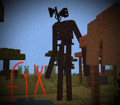 Siren Head V4 Remastered Release Minecraft Mod