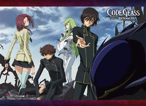 Code Geass Group Uniforms Wall Scroll Chibis Anime Chibis Anime