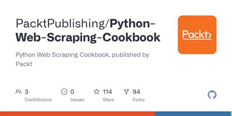 Github Packtpublishingpython Web Scraping Cookbook Python Web
