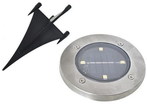 Солнечные уличные светильники для дома и сада Solar Disk Lights набор ...
