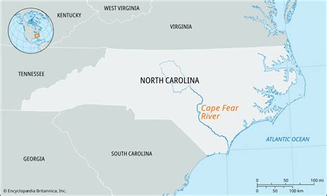 Cape Fear River North Carolina Movie Map And Facts Britannica