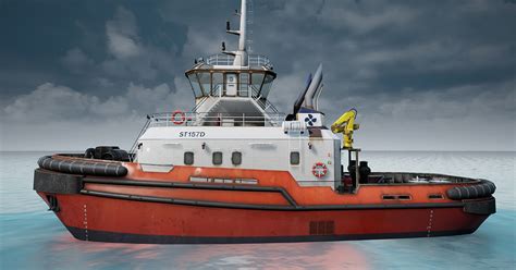Tug Ship Tugboat 3d 船舶 Unity Asset Store