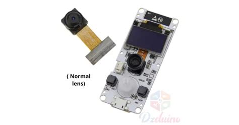 Module De Camera Ttgo T Camera Esp32 Wrover Psram Ov2640 0 96 Oled Avec Lentille Ordinaire