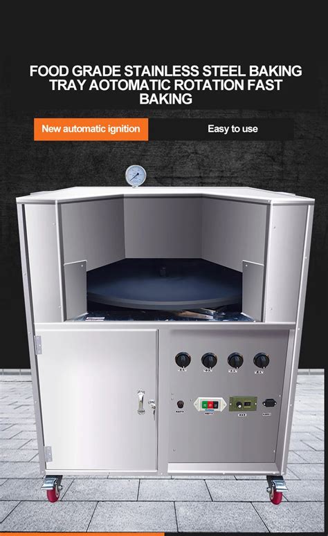 Outdoor Gas Conveyor Pizza Oven For Bakery And Flour Mill Cooking