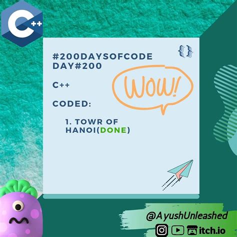 200daysofcode 100daysofcode 100daysofcodechallenge programming… ayush yadav