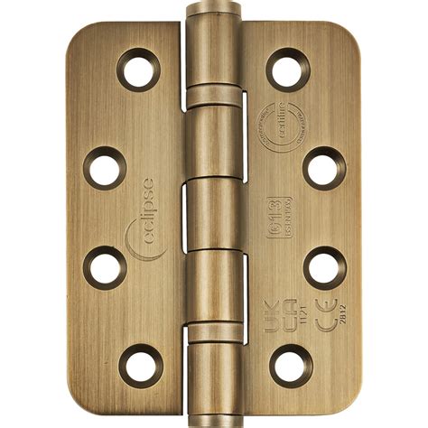 Grade 13 Ball Bearing Radius Hinge Antique Bronze Toolstation