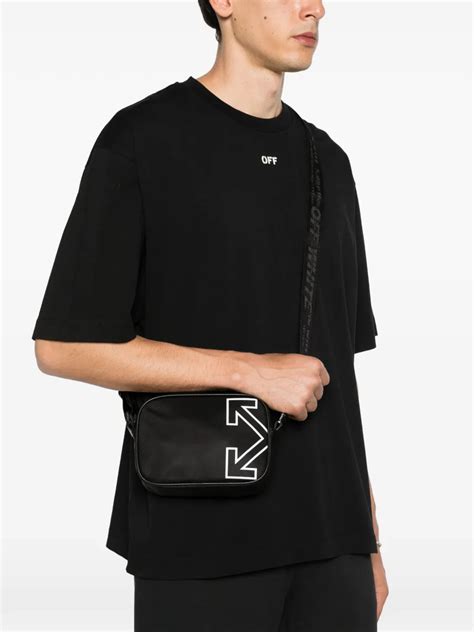 Off White Heritage Camera Bag Black Farfetch Uk