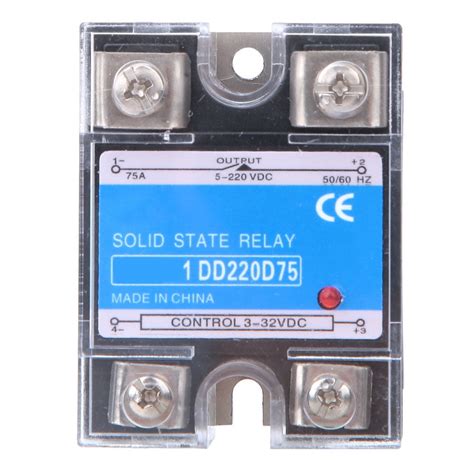 DC Output Solid State Relay DC Solid State Relay Contactless Switch 5 220VDC Easy Wiring Fast