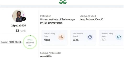 allacheruvu venkata ravindra on linkedin goal500 coding gfg