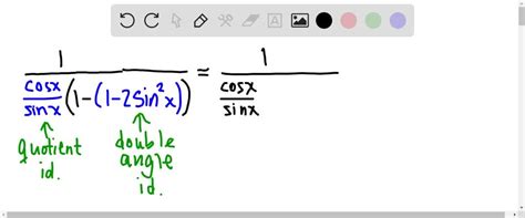 Solved Prove The Identity N Csc 2x 2 Cotx N Note That Each Statement