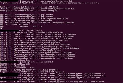 Upgrading Python 3 5 To Python 3 6 Ubuntu Stack Overflow