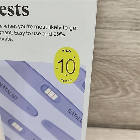 Pregnancy Planning Natalist Ovulation Tests Kit 10 Pregnancy
