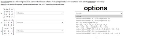 Solved Determine That The Following Matrices Are Whether In
