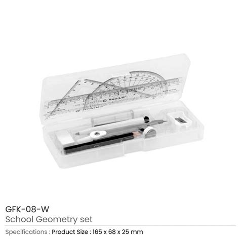 School Branded Geometry Set Magic Trading Company Mtc