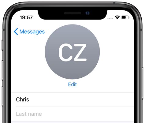Creating An Imessage Profile With A Custom Profile Picture And Display