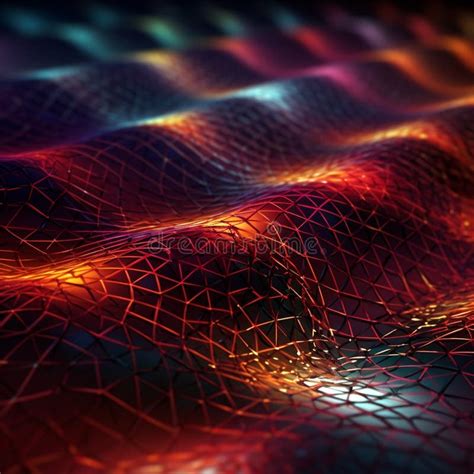 texture of futuristic bio material on black background depth of field stock illustration