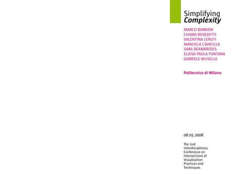 Simplifying Complexity Ppt