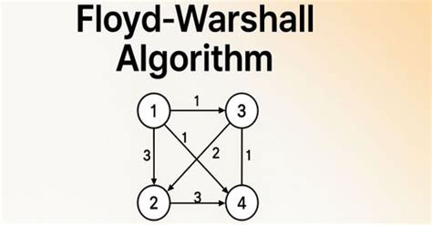 Floyd Warshall Algorithm With Visualization And Code Examples